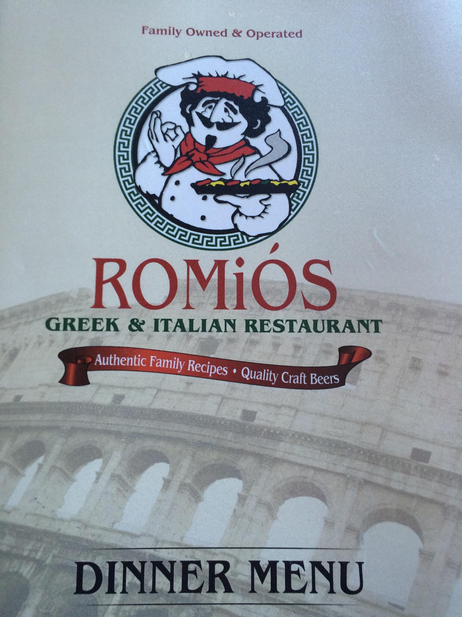 Romios Greek and Italian Restaurant Restaurant - Best Food | Delivery ...